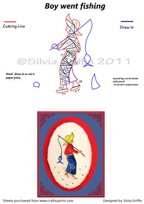 Boy Went Fishing - CUP202676_262 | Craftsuprint