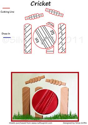 Cricket Iris Folding Pattern - CUP21710_262 | Craftsuprint