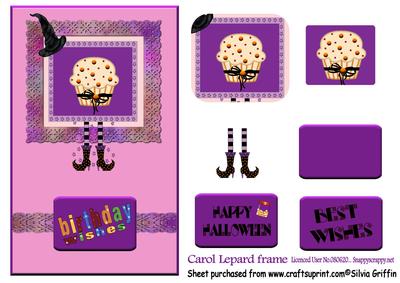 Purple - October - Halloween Birthday Qs - CUP261435_262 | Craftsuprint