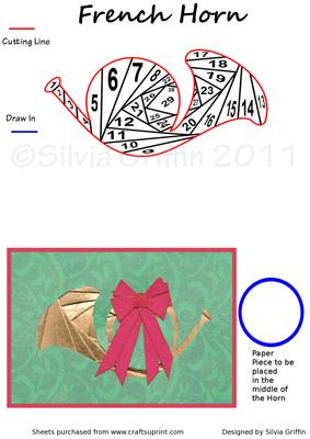 Christmas French Horn - CUP280076_262 | Craftsuprint