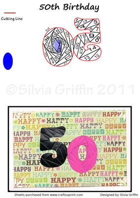 50th Birthday - CUP292464_262 | Craftsuprint