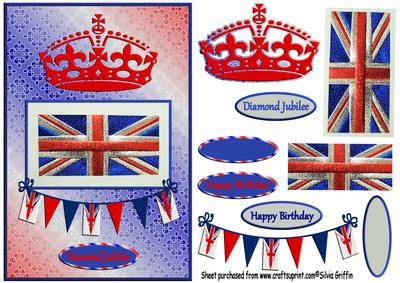 Diamond Jubilee - Birthday Qs - CUP327122_262 | Craftsuprint
