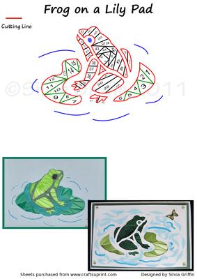 Frog on a Lily Pad - CUP330343_262 | Craftsuprint