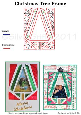 Christmas Tree Frame - CUP378583_262 | Craftsuprint