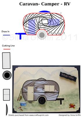 Caravan - Camper- Rv - CUP387155_262 | Craftsuprint