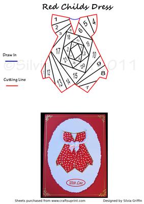 Red Child's Dress - CUP406054_262 | Craftsuprint