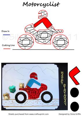Motorcyclist - CUP409359_262 | Craftsuprint