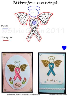 Ribbon for a Cause Angel - CUP411841_262 | Craftsuprint
