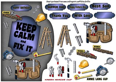 Keep Calm and Fix It - - CUP449597_262 | Craftsuprint