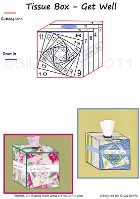 Get Well- Tissue Box - CUP51116_262 | Craftsuprint