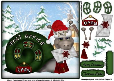 Snail Mail Christmas Sbs - CUP578885_262 | Craftsuprint