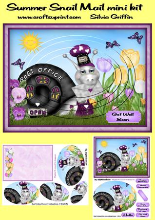 Summer Snail Mail with Tulips Mk - CUP618296_262 | Craftsuprint