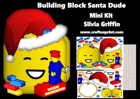 Building Block Santa Dude Mk - CUP641916_262 | Craftsuprint