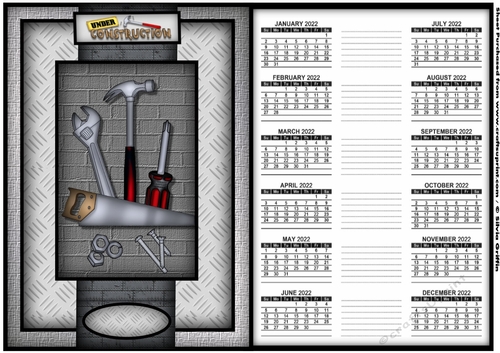 Tools Calendar 2021 - CUP657879_262 | Craftsuprint