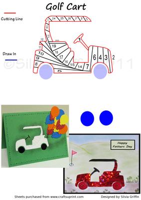 Golf Cart - CUP66764_262 | Craftsuprint