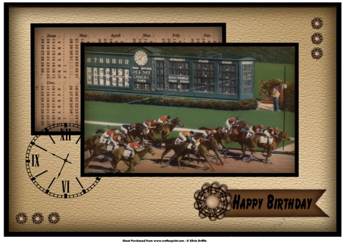 Horse Racing A4 - CUP864557_262 | Craftsuprint