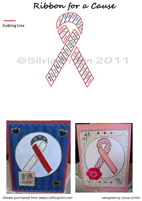 Ribbon for a Cause - CUP88968_262 | Craftsuprint