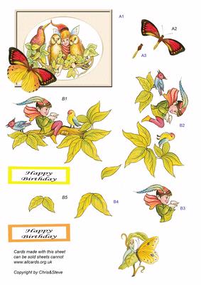 Owl and Pixie - CUP2727 | Craftsuprint