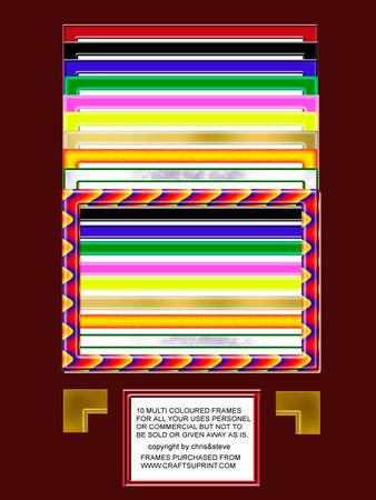 Multi Coloured Frames - CUP89090_29 | Craftsuprint