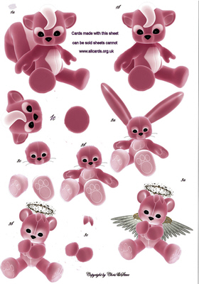 Cute Animals Decoupage - SICUTE | Craftsuprint