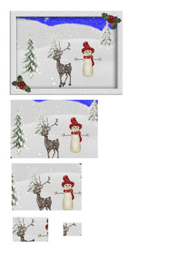 Winter Wonderland Christmas Pyramid - SIWONDERLAND | Craftsuprint