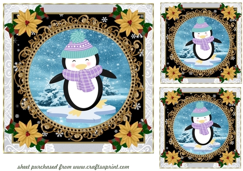 3 Christmas friends card fronts/toppers 4 - CUP1054947_659 | Craftsuprint
