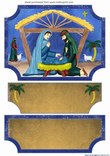 Christmas Nativity easel topper and stopper(no base) - CUP1185868_659 ...