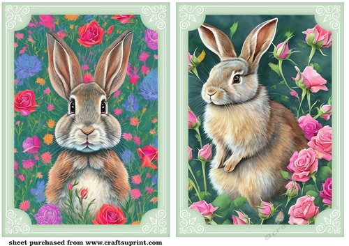 2 All about the rabbits card front/toppers 1 - CUP1197687_659 ...