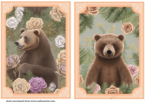 2 All about the brown bear card front/toppers 2 - CUP1199426_659 ...