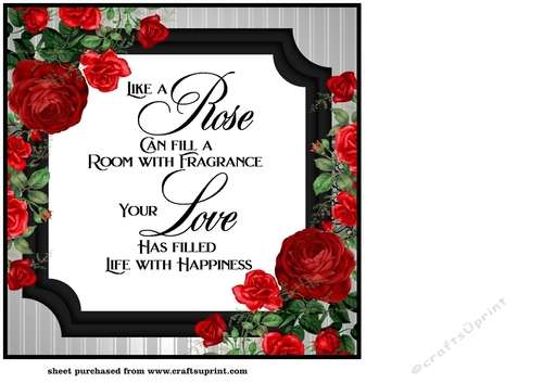 Black and red rose insert 1 - CUP1201239_659 | Craftsuprint