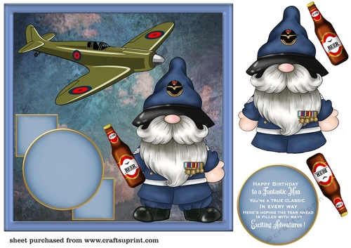 Air force card front 1 - CUP1201336_659 | Craftsuprint