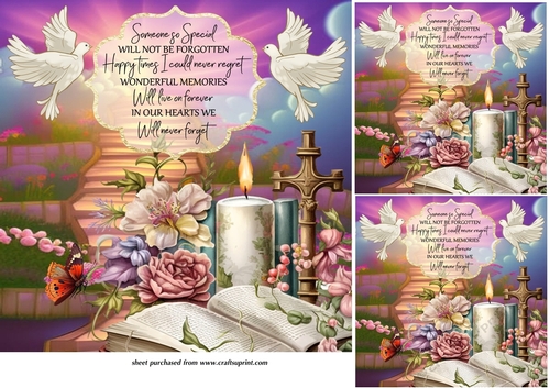 3 Sympathy card fronts/toppers 2 - CUP1203788_659 | Craftsuprint