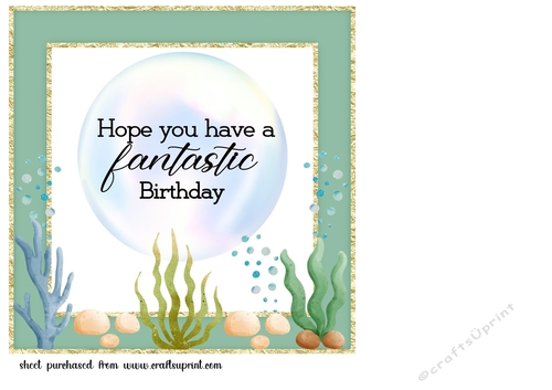 Floral fish insert 1 - CUP1205967_659 | Craftsuprint