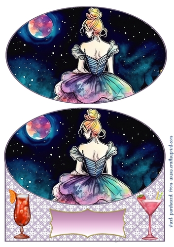 Girls night out card front 3 - CUP1209308_659 | Craftsuprint