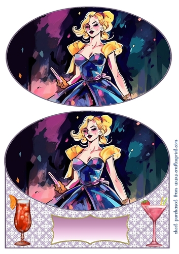 Girls night out card front 5 - CUP1209310_659 | Craftsuprint