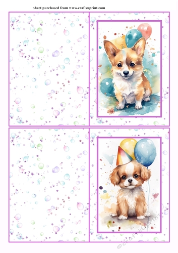 2 Party animal notelets 2 - CUP1210811_659 | Craftsuprint