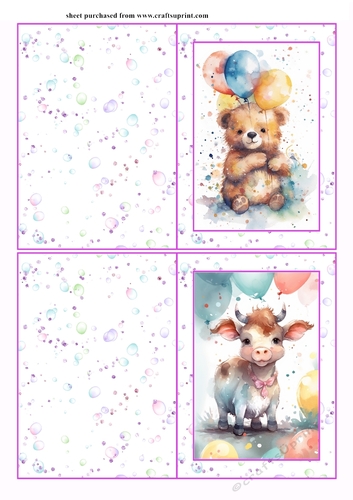 2 Party animal notelets 4 - CUP1210813_659 | Craftsuprint