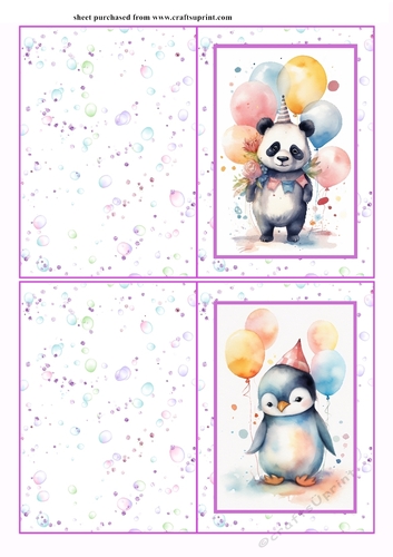 2 Party animal notelets 10 - CUP1210819_659 | Craftsuprint