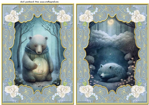 2 Mystical forest card fronts 2 - CUP1211538_659 | Craftsuprint