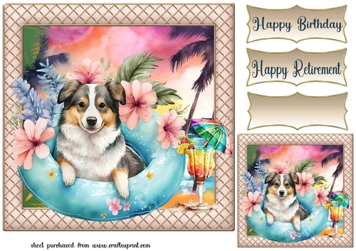 All set for the beach card front 7 - CUP1212269_659 | Craftsuprint