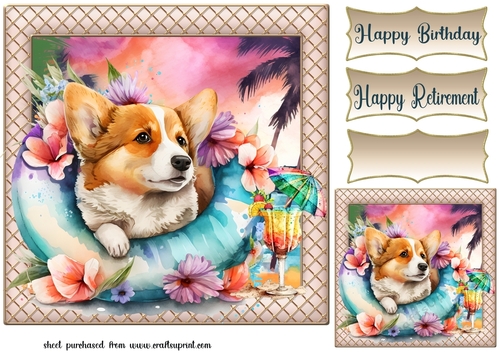 All set for the beach card front 8 - CUP1212270_659 | Craftsuprint