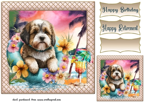 All set for the beach card front 10 - CUP1212272_659 | Craftsuprint