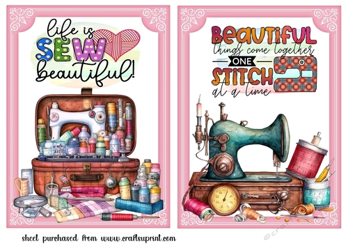 2 Sewing themed card fronts 1 - CUP1214742_659 | Craftsuprint
