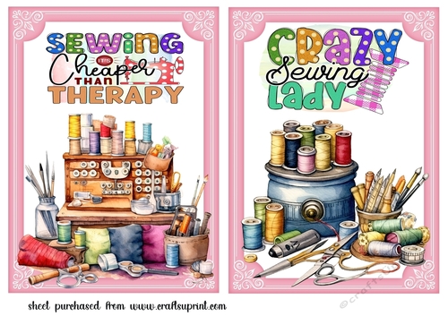 2 Sewing themed card fronts 4 - CUP1214745_659 | Craftsuprint