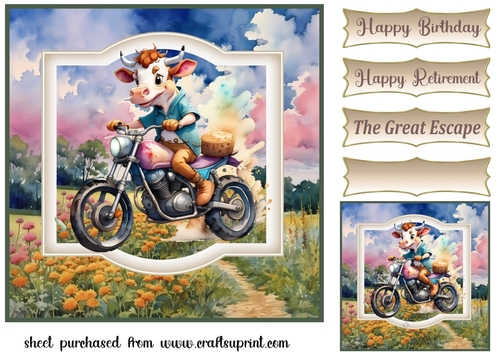 The great escape card front 2 - CUP1220675_659 | Craftsuprint