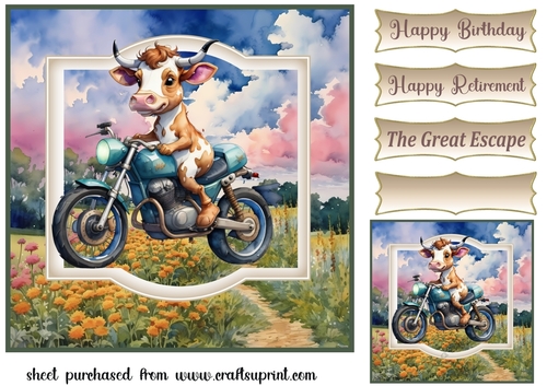 The great escape card front 3 - CUP1220676_659 | Craftsuprint