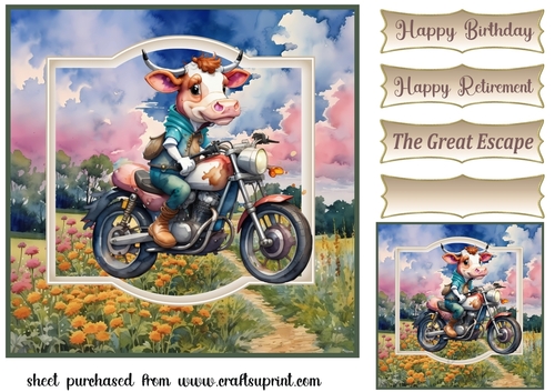 The great escape card front 4 - CUP1220677_659 | Craftsuprint