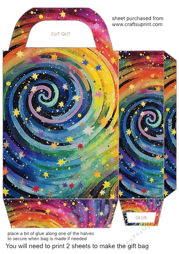 All about the rainbow gift bag 5 - CUP1226391_659 | Craftsuprint