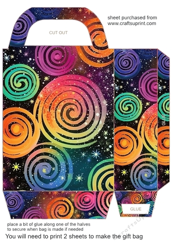 All about the rainbow gift bag 6 - CUP1226392_659 | Craftsuprint