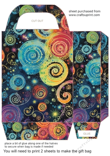 All about the rainbow gift bag 7 - CUP1226393_659 | Craftsuprint